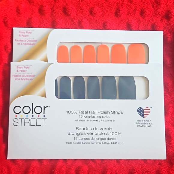 Color Street | Makeup | 2 Set Bundle Color Street Navy Slate Of Mind ...